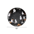 10 Inch Embossed Ghost Pumpkin Ceramic Dinner Plate, Unique Halloween ...