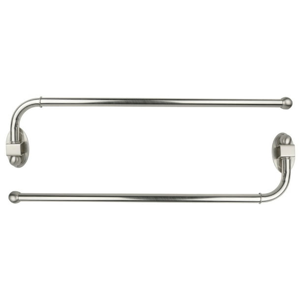 Urbanest Swing Arm Rods, 3/4", 24"-38", Brushed Steel, Set of 2 ...