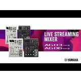 Yamaha AG06MK2 6-Channel Music Mixer with USB Audio Interface (White ...