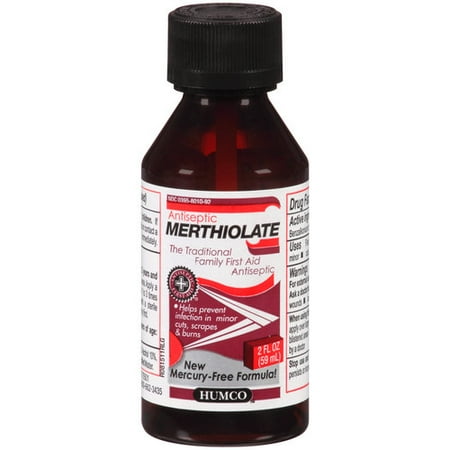 Humco Merthiolate Antiseptic, 2 fl oz - Walmart.com