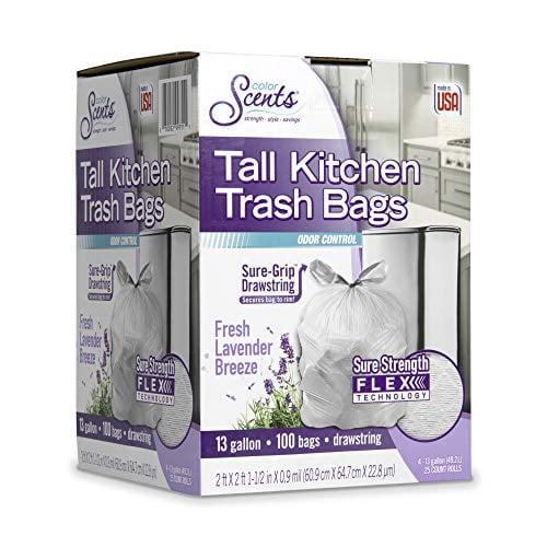 Color Scents Trash Bags Gallon