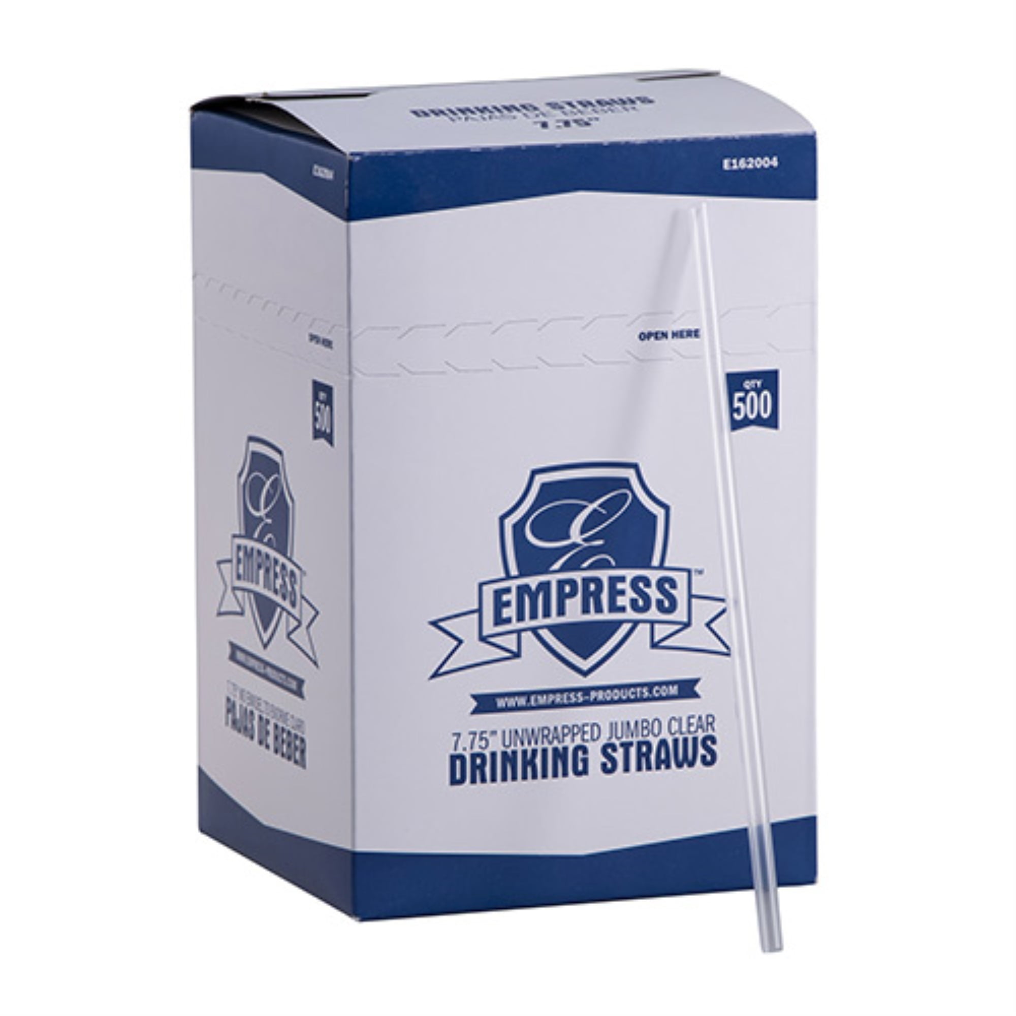 EMPRESS JUMBO CLEAR STRAW UNWRAPPED-7.75", 12000CT yield - Walmart.com