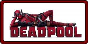 Deadpool Laying Down Photo License Plate - Walmart.com