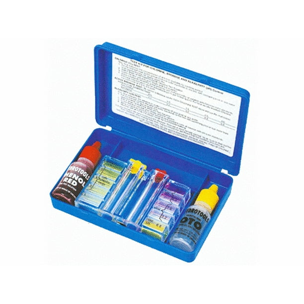 Swim Central HydroTools Deluxe Swimming Pool Test Kit - Test Chlorine ...