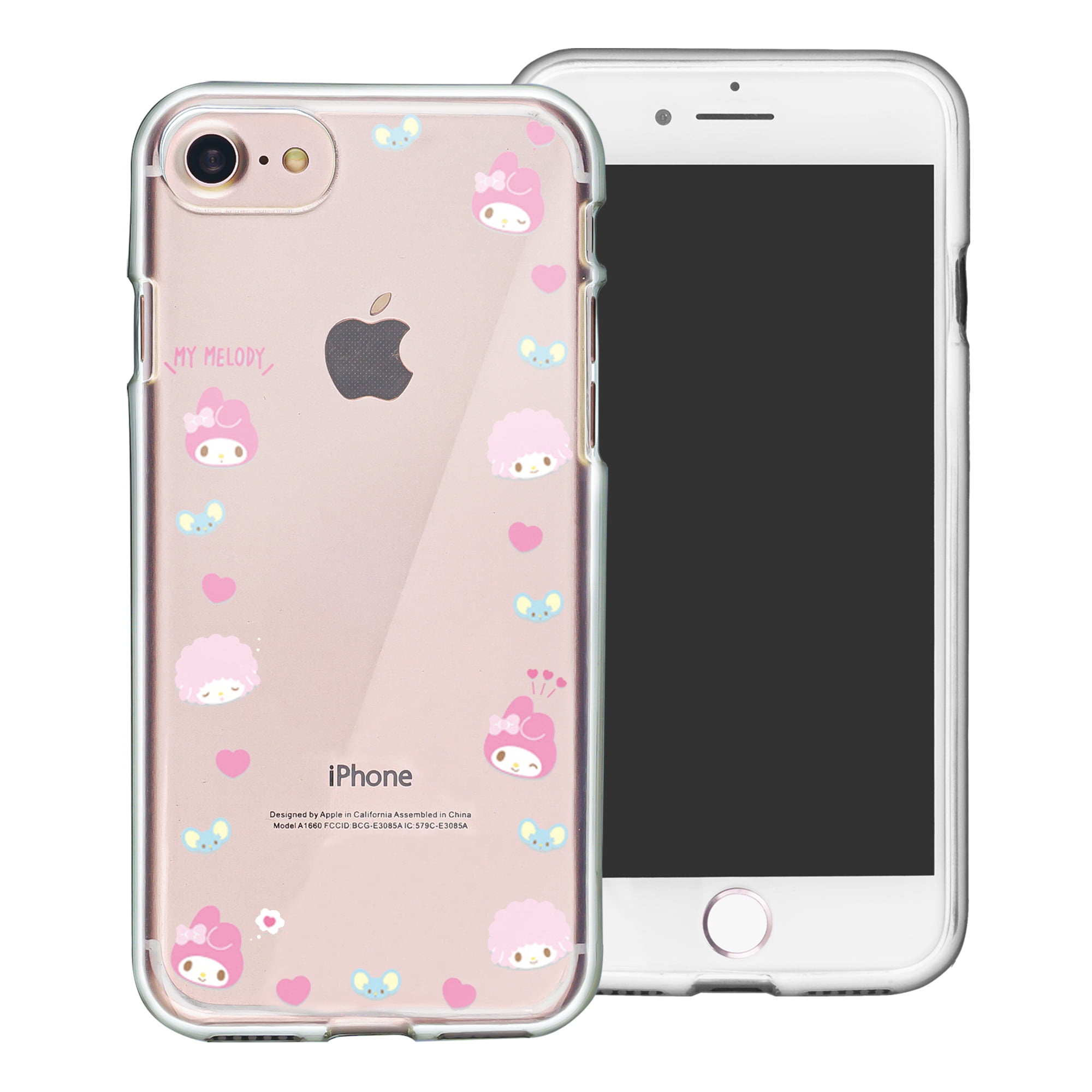 iPhone 8 Plus / iPhone 7 Plus Case Sanrio Cute Clear Soft Jelly Cover ...