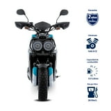 Motoneta Scooter Italika WS175 SPORT NEGRO AZUL ITALIKA Motoneta | Bodega Aurrera en línea