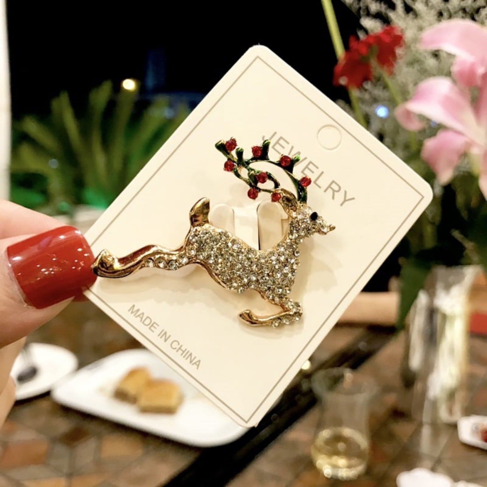 Click here for Fridja Christmas Decorations Christmas Brooch Badg... prices