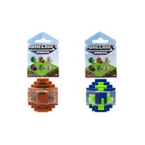 Bundle of 2 - Minecraft Spawn Egg Mini Figure |Brown Rabbit + Blue ...