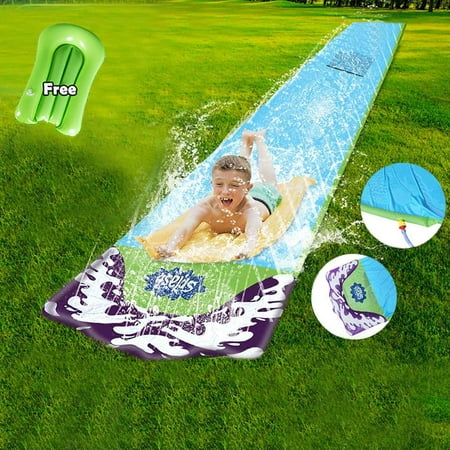 HTCM Water Slip and Slide, 197" x 29" Giant Blow Up Slip and Slide ...