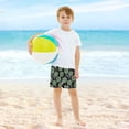 BZSMCE Swim Shorts Four Leaf Clover Leopard Print Pattern For Quick-Dry ...