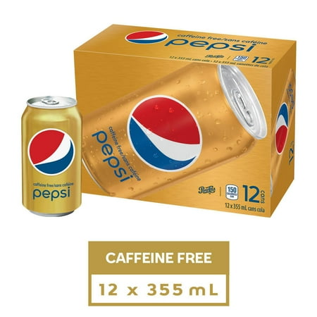 Pepsi Caffeine Free Cola, 355mL Cans, 12 Pack, 12x355mL - Walmart.ca