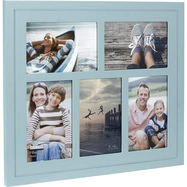 Malden Black Multi-Opening Collage Frame, Holds 4x6 and 3.5x5 Photos ...