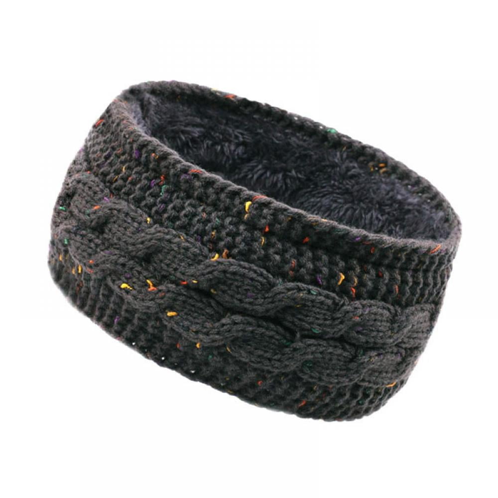 Women Winter Headband Ear Warmer Headbands Autumn Winter Warm Fuzzy ...