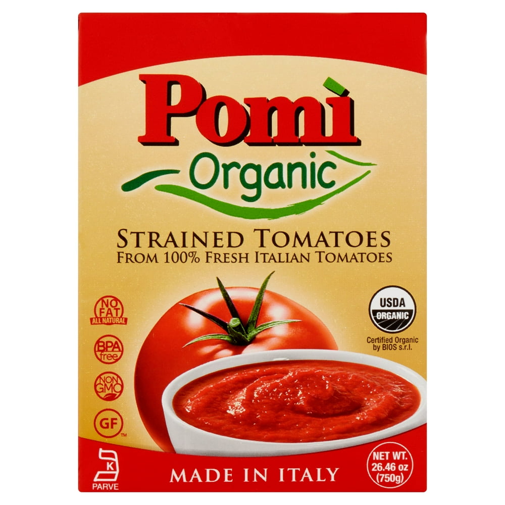 Pomi Tomatoes Strained Org,26.46 Oz (Pack Of 12) - Walmart.com ...