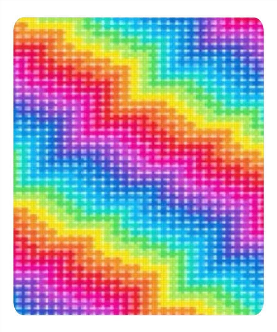 POPCreation Rainbow Color Plaid Mouse pads Gaming Mouse Pad 9.84x7.87 ...