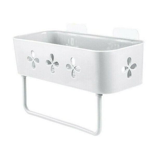 Bathroom Corner Shower Tidy Wall Storage Basket Caddys Rack Suction ...