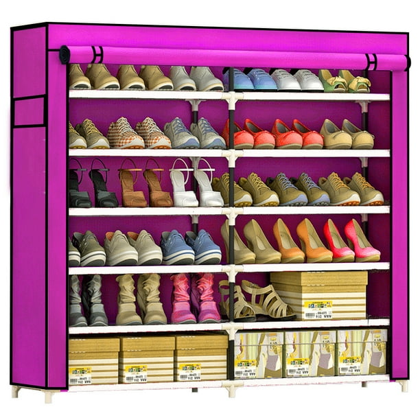 Rack Para Zapatos Zapatera Organizador Ropa Rack & Pack 36 pares Rosa ...