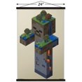 Minecraft - Zombie Swamp Wall Poster with Magnetic Frame, 22.375" x 34 ...