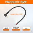 Uxcell DC8020 Connector Cable, 8.0 x 2.0mm 20A Male Pigtail Repair ...
