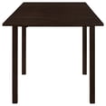 Cappuccino Dining Table with Drop Extension Leaf - Walmart.com