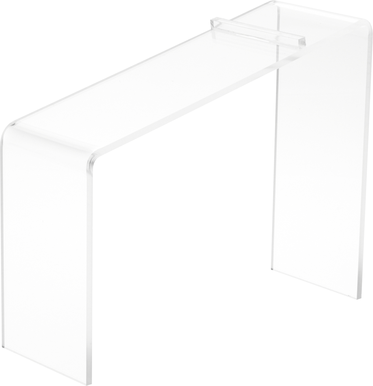 Plymor Clear Acrylic Elevated Heel Shoe Display Riser, 3" W x 9" D x 7 ...