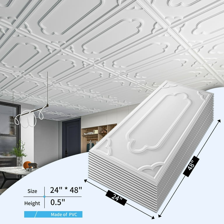 Pvc Drop Ceiling Tiles