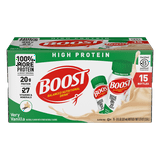 BOOST 20g High Protein Nutritional Drink Shakes, Very Vanilla, 8 fl oz ...