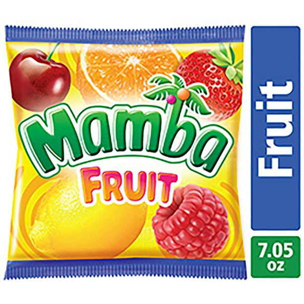Mamba Fruit Chews Candy, 7.05 Oz - Walmart.com - Walmart.com