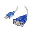Startech 3' USB to RS232 DB9/DB25 Serial Adapter Cable - Walmart.com