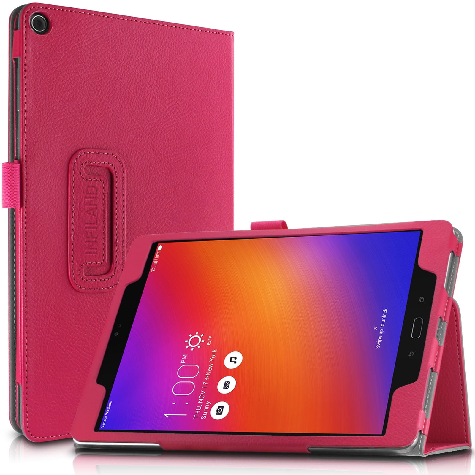 Infiland Folio Smart PU Leather Cover Case For Verizon Asus ZenPad Z10 ...