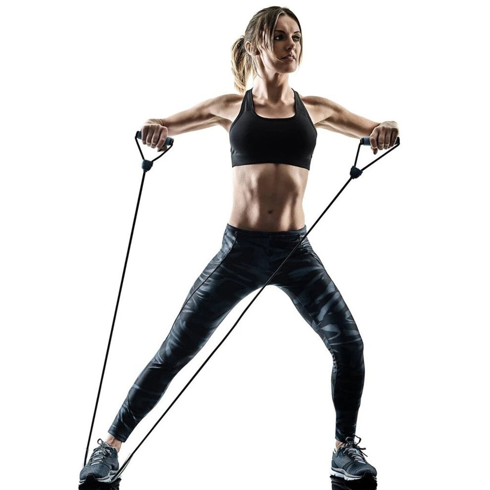 11 Piece Set Fitness Rally Pulling Rope Workout Fitness Equipment ...