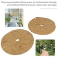 5Pcs Coconut Fibers Mulch Ring Tree Protector Mat, Natural Coco Coir ...