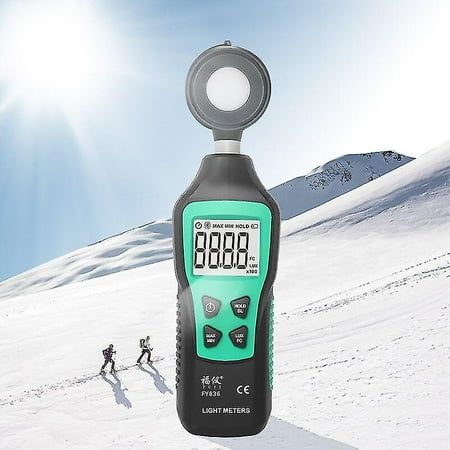 Digital Light Meter 200,000 Portable Mini Lux Fotometro Spectrometer ...