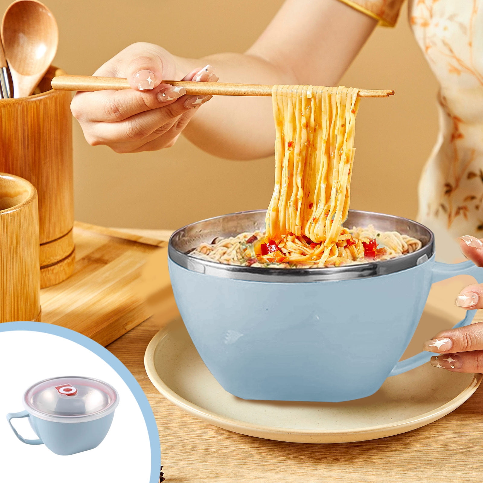 Click here for Toprenddon Heat-Resistant Soup Bowl - 6.1 Unbreaka... prices