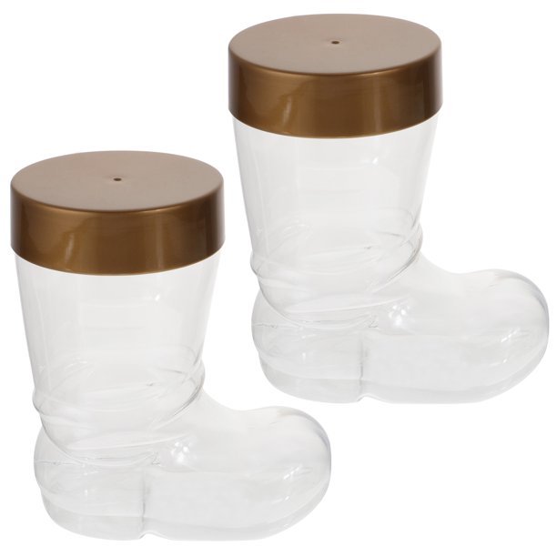2 unids botellas de caramelo en forma de bota de Navidad botellas de ...