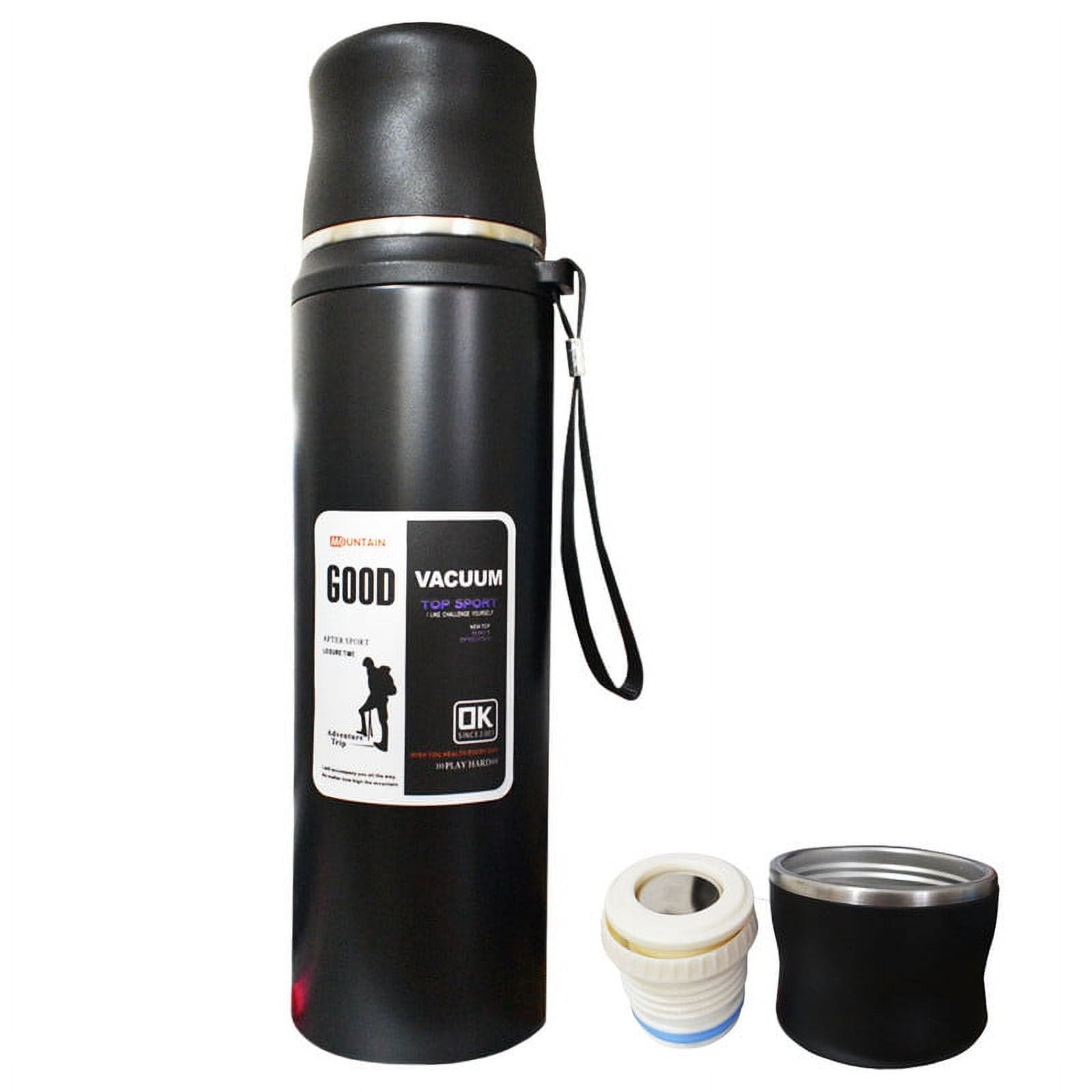 Termo de Acero Inoxidable Importacion 1000 ml Negro | Bodega Aurrera en línea