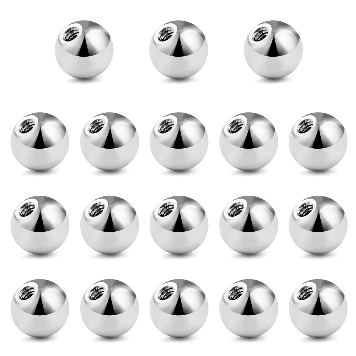 Click here for Reiche Fectas 20pcs Stainless Steel Piercing Balls... prices