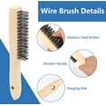2 Pack Welding Chipping Hammer and Wire Brush Set – 11" Hammer with ...