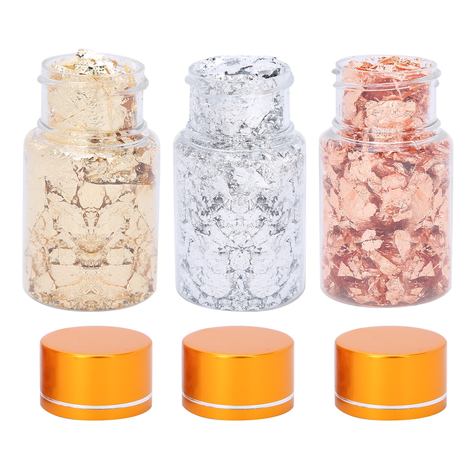 Click here for Unbranded Gold Leaf Flakes 3pcs Gold Foil Flakes I... prices