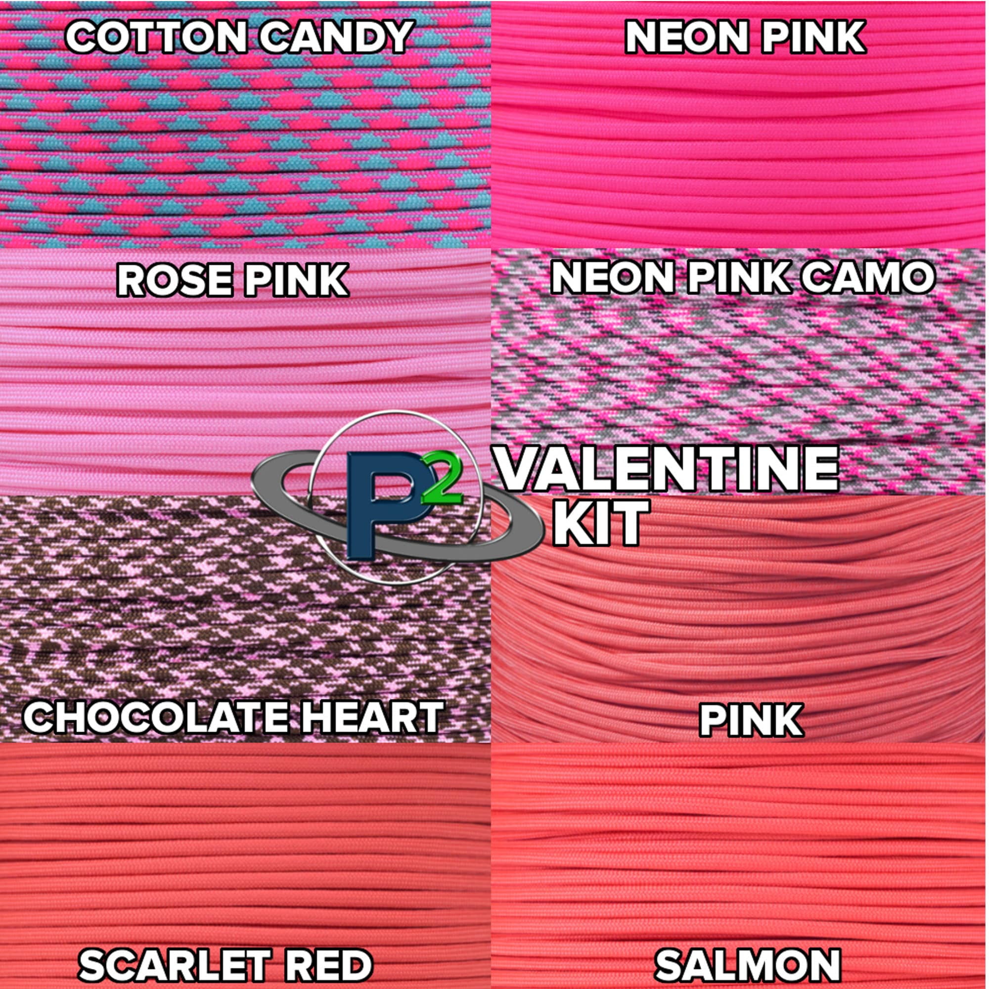 PARACORD PLANET Parachute Cord Combo Kits for Crafting, Camping ...