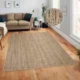 Indoor & Outdoor Rug Natural Boho Style in Beige - Walmart.com