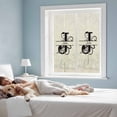Letter J Window Privacy Film, Monogram Words Static Cling UV Sun ...