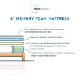 Mainstays 6" Memory Foam Bunk Bed Mattress, Queen - Walmart.com