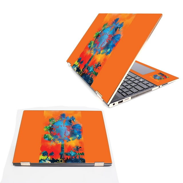 Skin Decal Wrap Compatible With HP Spectre x360 15.6" (2018) Sticker ...