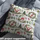 Feelyou Cartoon Santa Claus Fabric by the Yard 10 Yards for Teen ...
