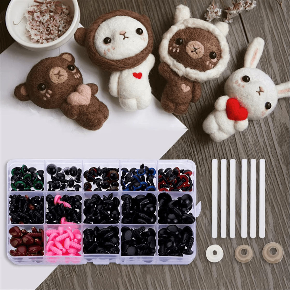 Click here for Unbranded 566pcs Plastic Safety Eyes For Crochetin... prices