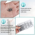 100 Pack Split Shot Fishing Weight Removable Clip On Fly Fish Line ...