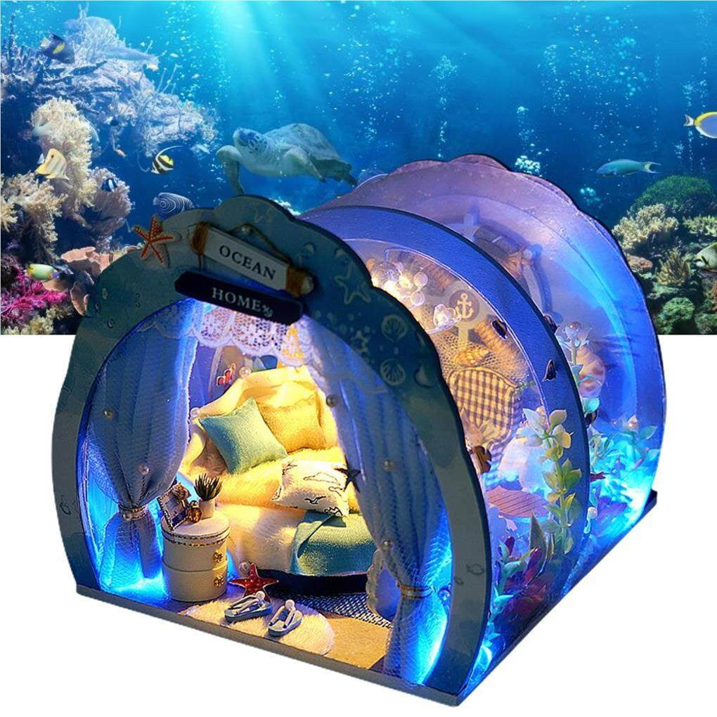 Click here for Redempat Diy Miniature Furniture Ocean Room Kit Do... prices