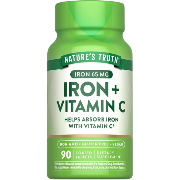 MegaFood Blood Builder Iron Supplement, Vegan, 26mg Gentle Iron ...