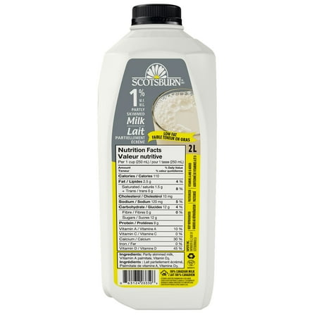 Scotsburn 1% Partly Skimmed Milk | Walmart Canada